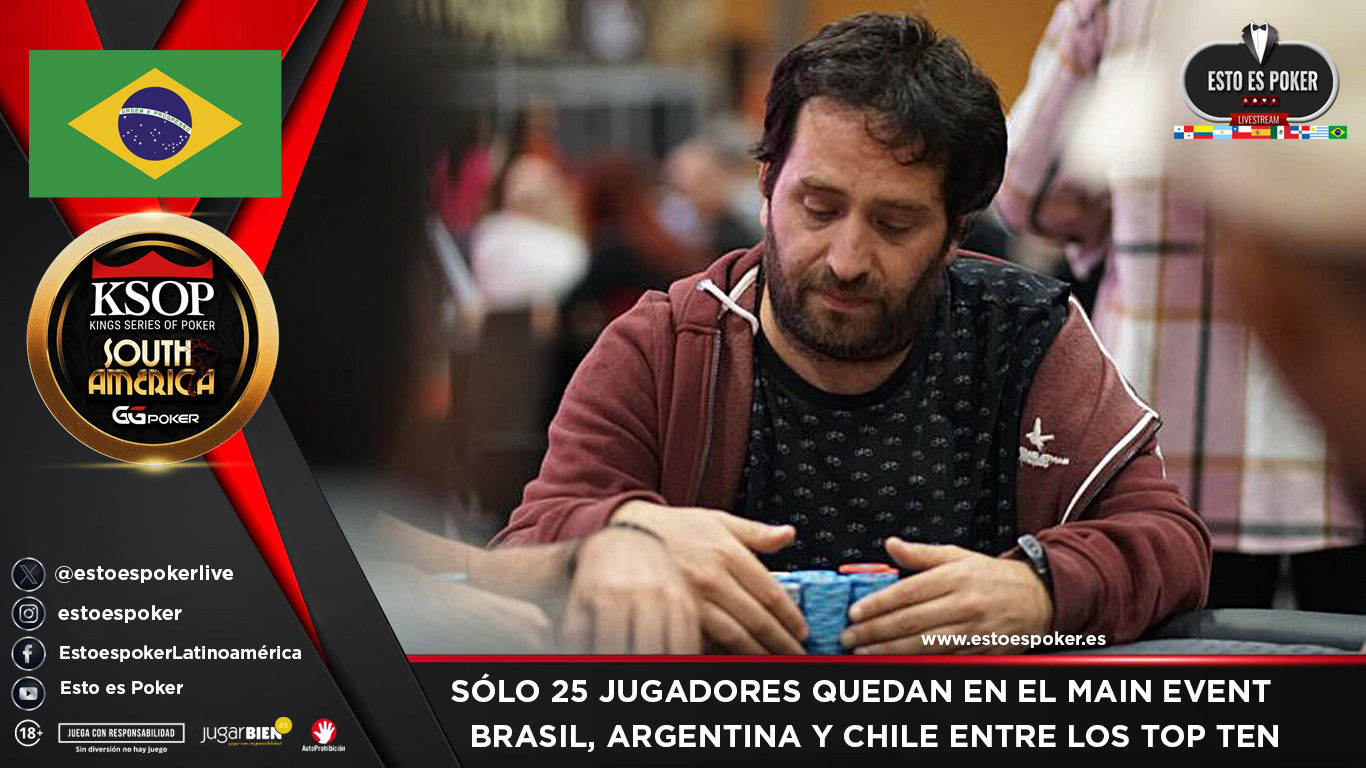 Se acerca la Gran final del Main Event KSOP GGPoker South America quedan sólo 25 de 2.191 ...